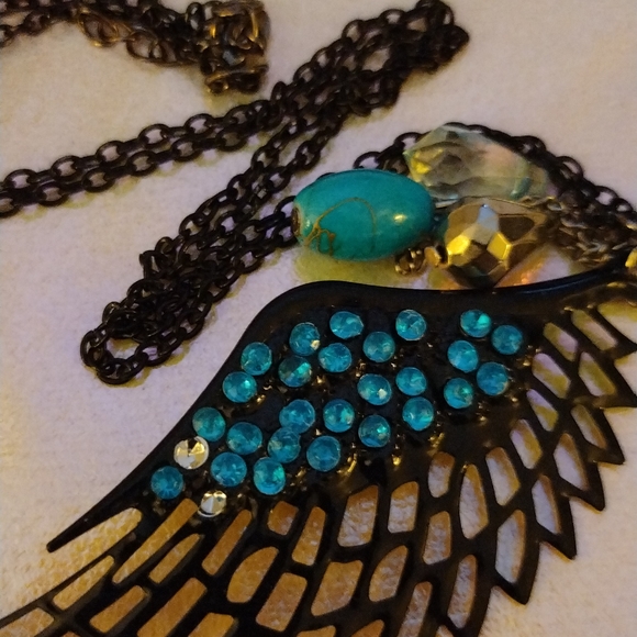 Handmade | Jewelry | Custom Bird Feather Necklace Adjustable Brand New ...